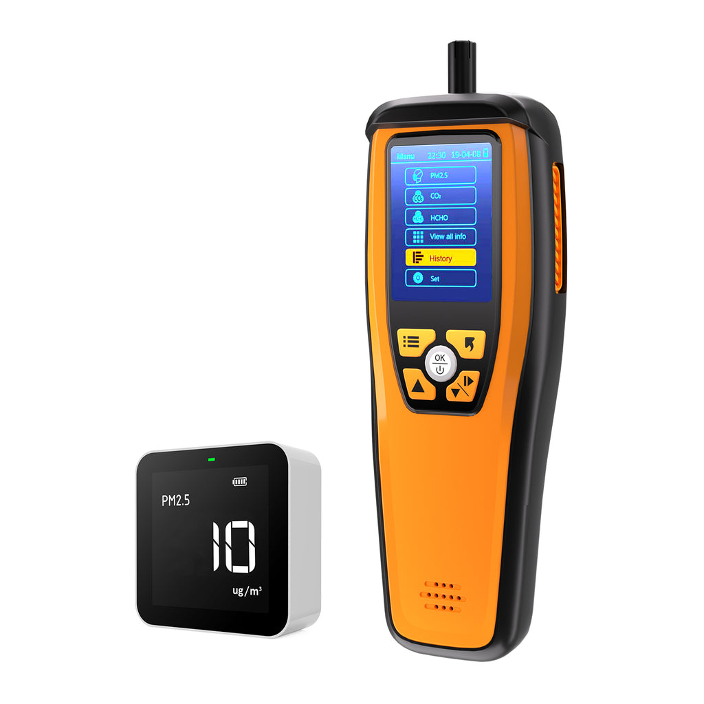 Temtop M2000 2nd CO2 Air Quality Monitor for PM2.5 PM10 Particles CO2