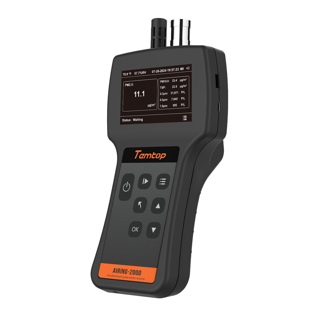 Temtop Airing 2000 Handheld Particle Counter Dust Monitor