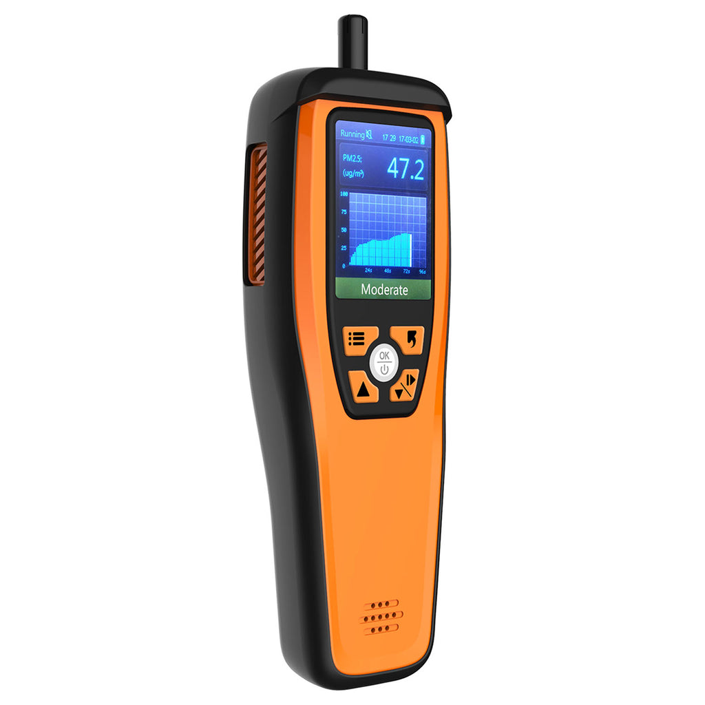 Temtop M2000 2nd CO2 Air Quality Monitor for PM2.5 PM10 Particles CO2